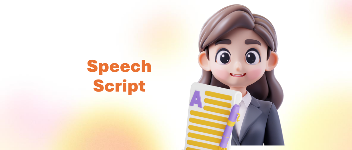 Speech Script AI Agent for Efficient Speech Writing